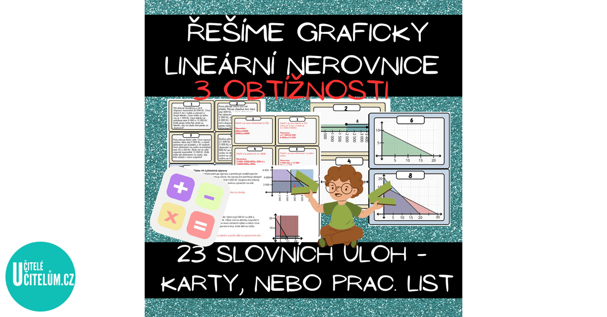 Řešíme graficky lineární nerovnice - Matematika | UčiteléUčitelům.cz