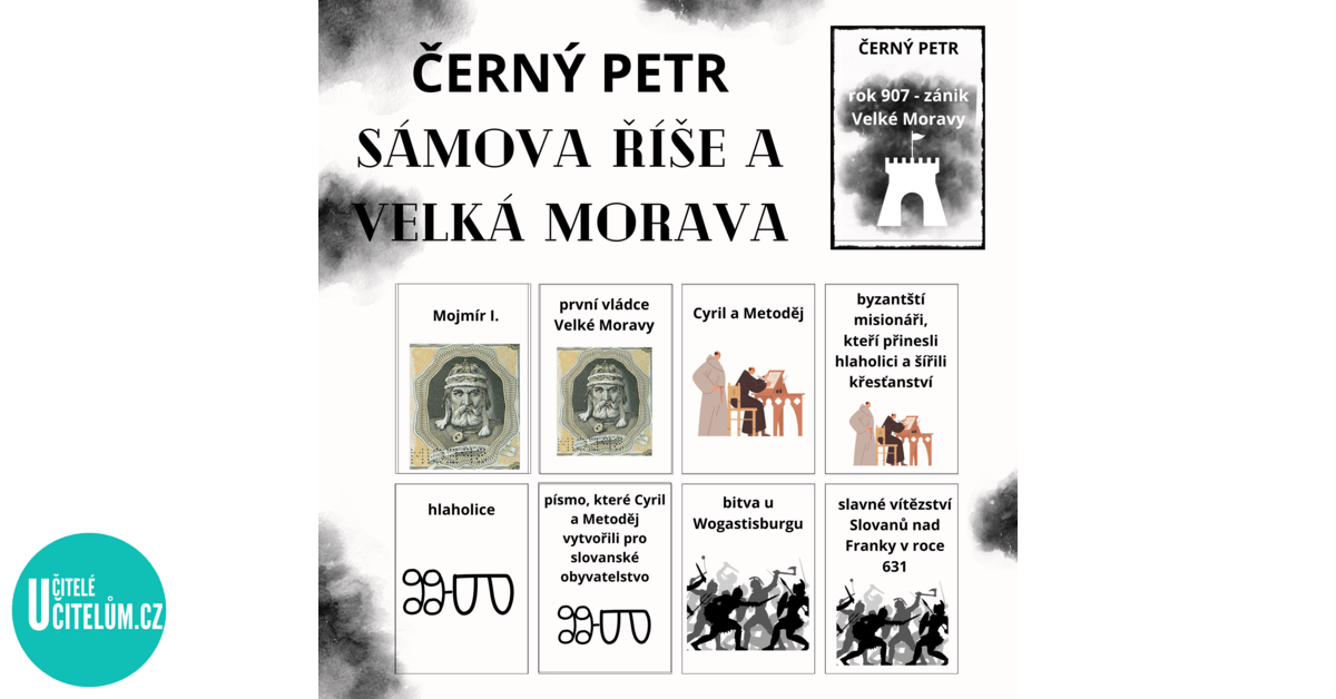 Černý Petr - Sámova říše a Velká Mora - Dějepis | UčiteléUčitelům.cz