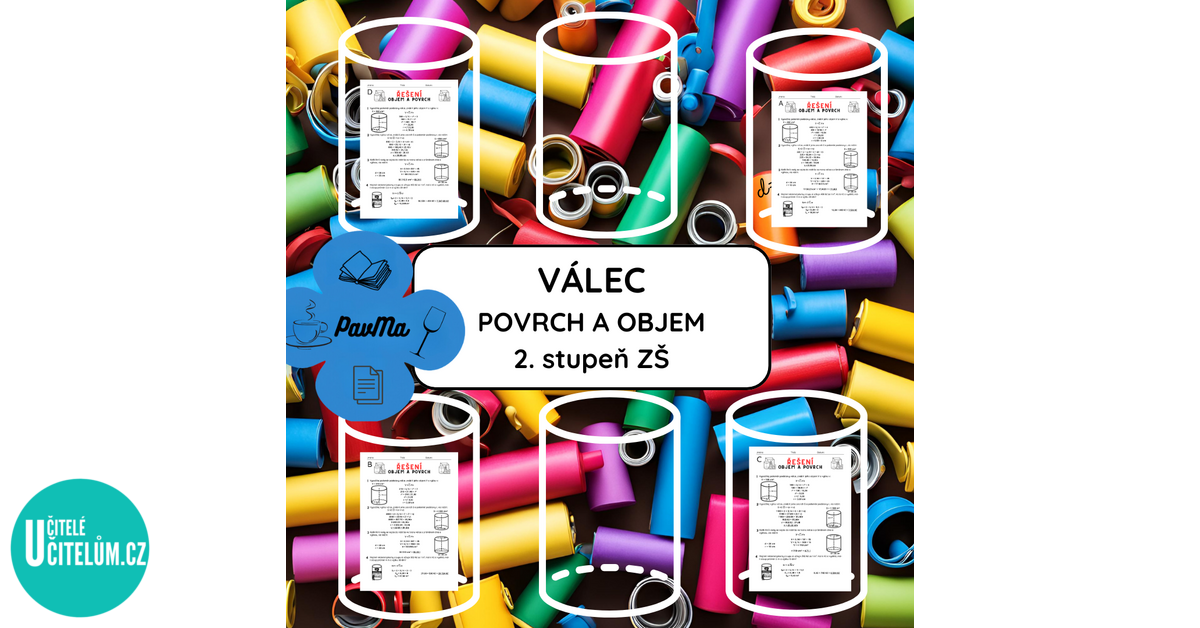 Válec Objem a povrch MATEMATIKA 8.-9. třída - Matematika ...