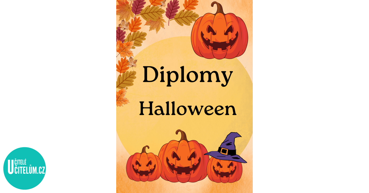 Diplomy Halloween - Nezařazené k předmětu | UčiteléUčitelům.cz