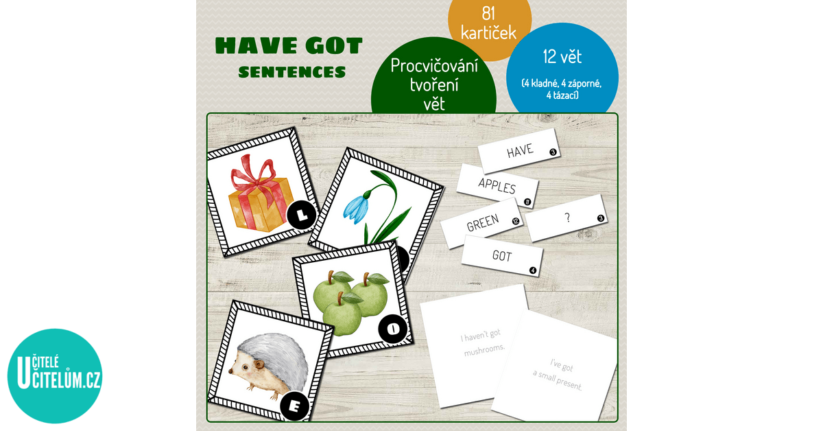 Have got sentences - Anglický jazyk | UčiteléUčitelům.cz