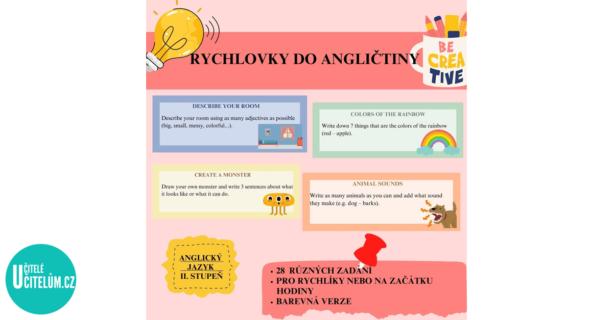 Rychlovky do angličtiny - Anglický jazyk | UčiteléUčitelům.cz