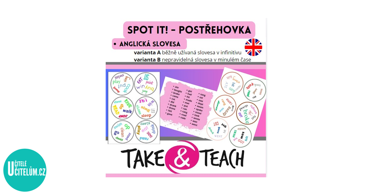 POSTŘEHOVKA! ANGLICKÁ (NEPRAVIDELNÁ) SLOVESA - Anglický jazyk ...