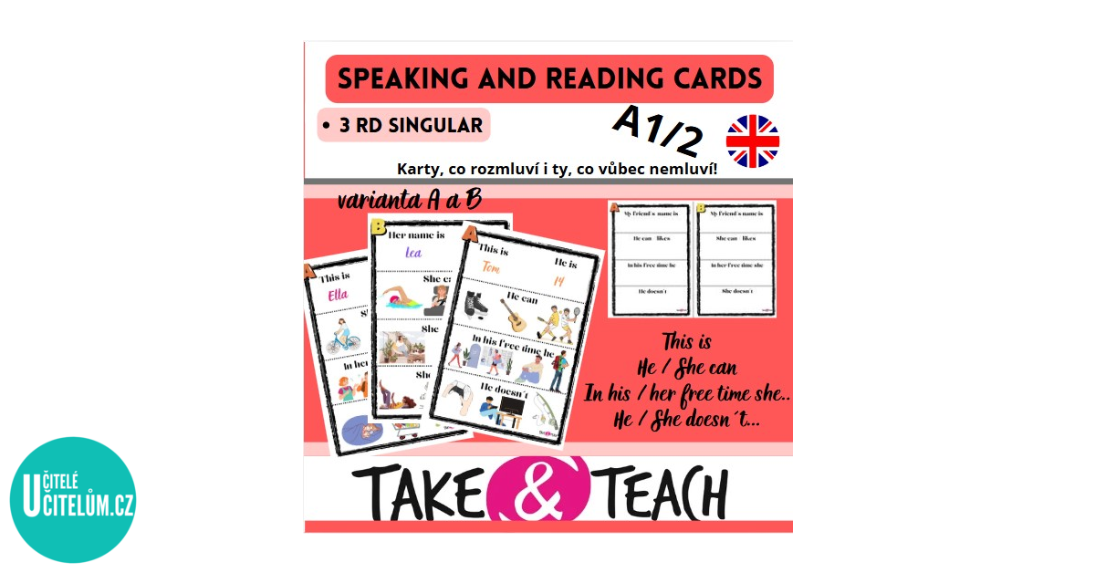 READING AND SPEAKING CARDS - 3rd singular - Anglický jazyk ...