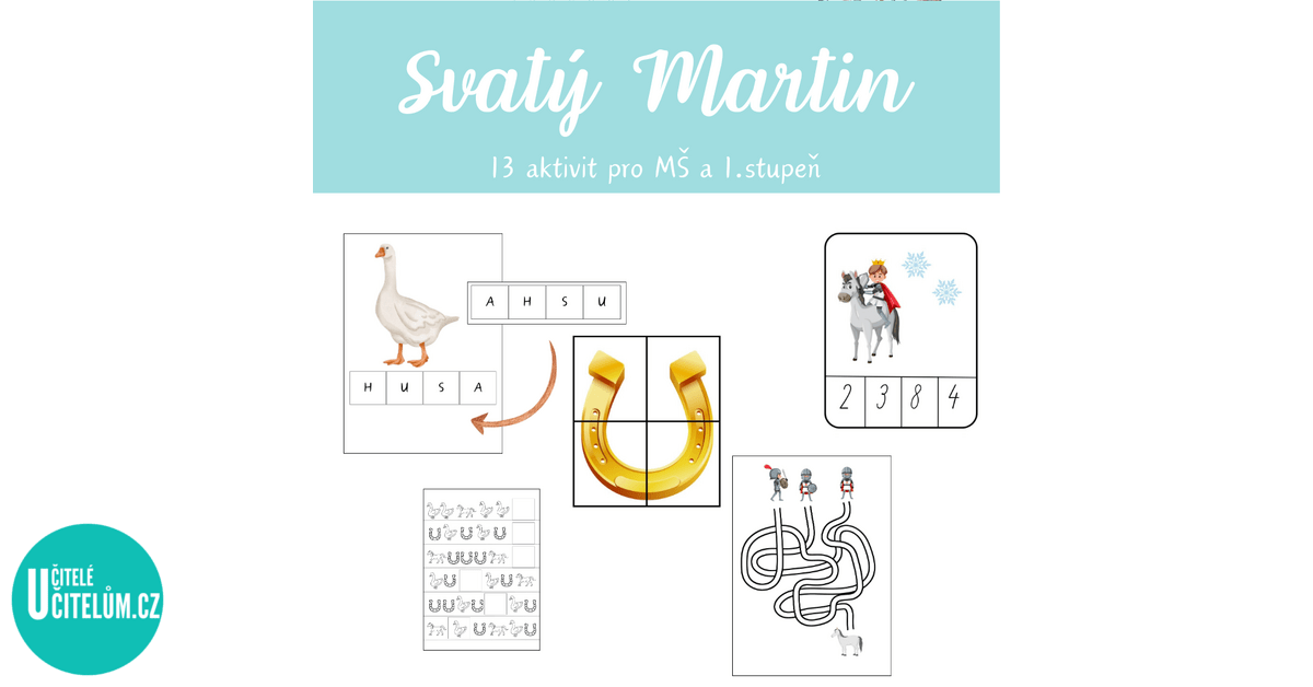 svatý Martin - pracovní listy - Nezařazené k předmětu | UčiteléUčitelům.cz