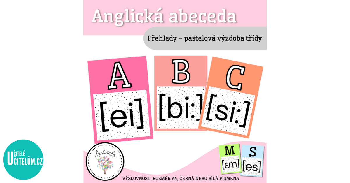 Anglická abeceda - Anglický jazyk | UčiteléUčitelům.cz