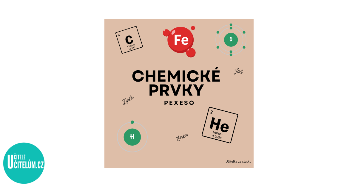 Chemické prvky - pexeso - Chemie | UčiteléUčitelům.cz