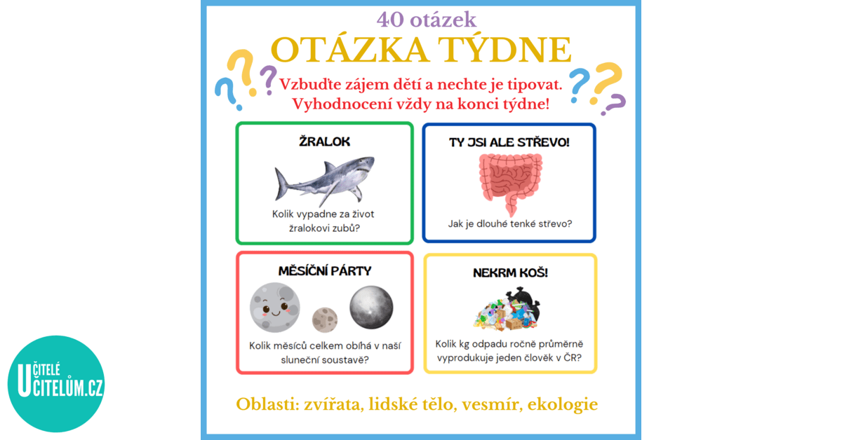 Otázka týdne - Nezařazené k předmětu | UčiteléUčitelům.cz