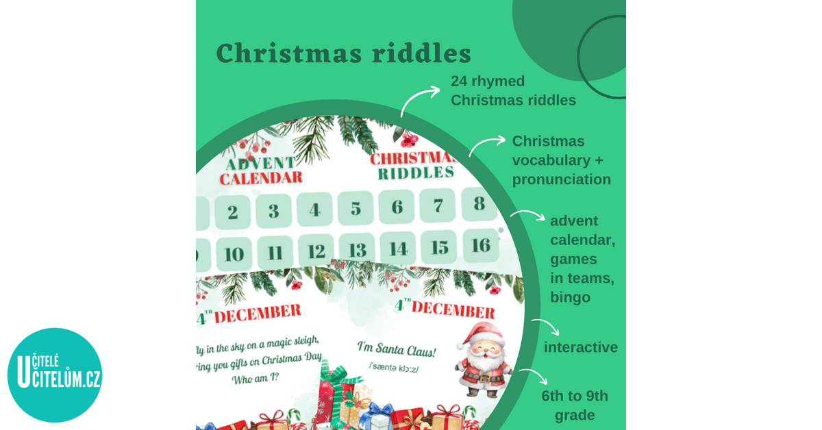 Advent calendar - Christmas riddles (2. stupeň) - Anglický jazyk ...