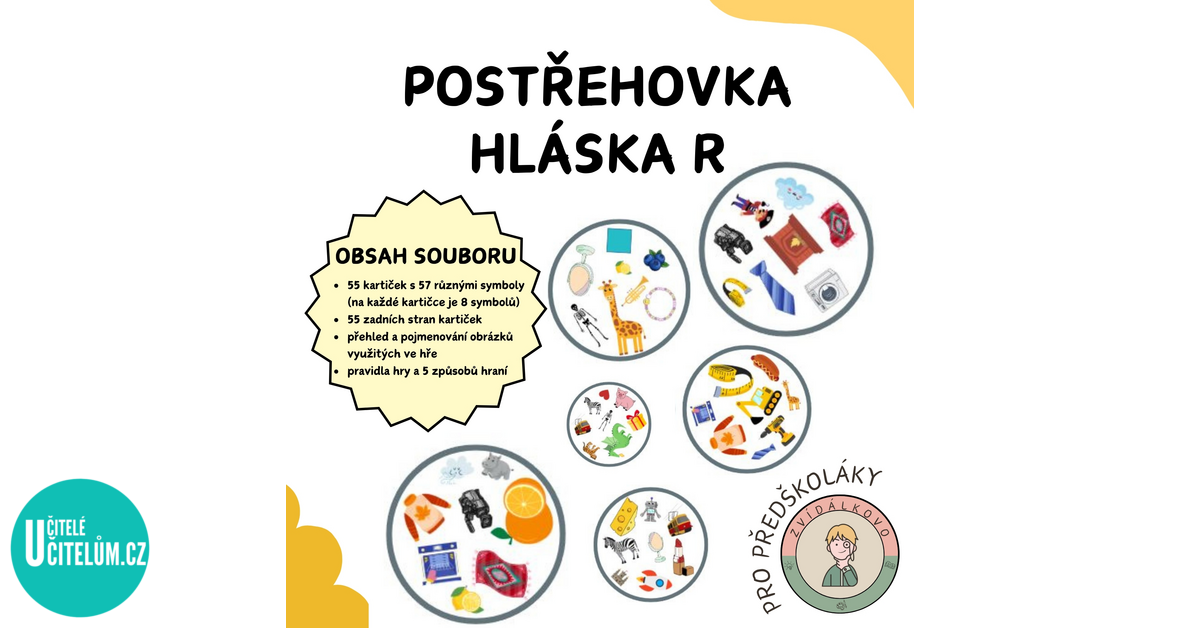 Postřehovka - hláska R - Český jazyk | UčiteléUčitelům.cz