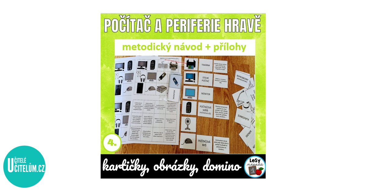 Počítač a periferie hravě - Informatika | UčiteléUčitelům.cz