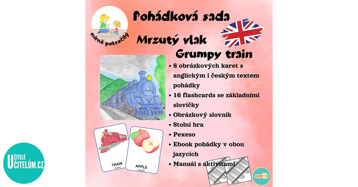 Pohádková sada Grumpy train / mírně pokročilý - Anglický jazyk ...