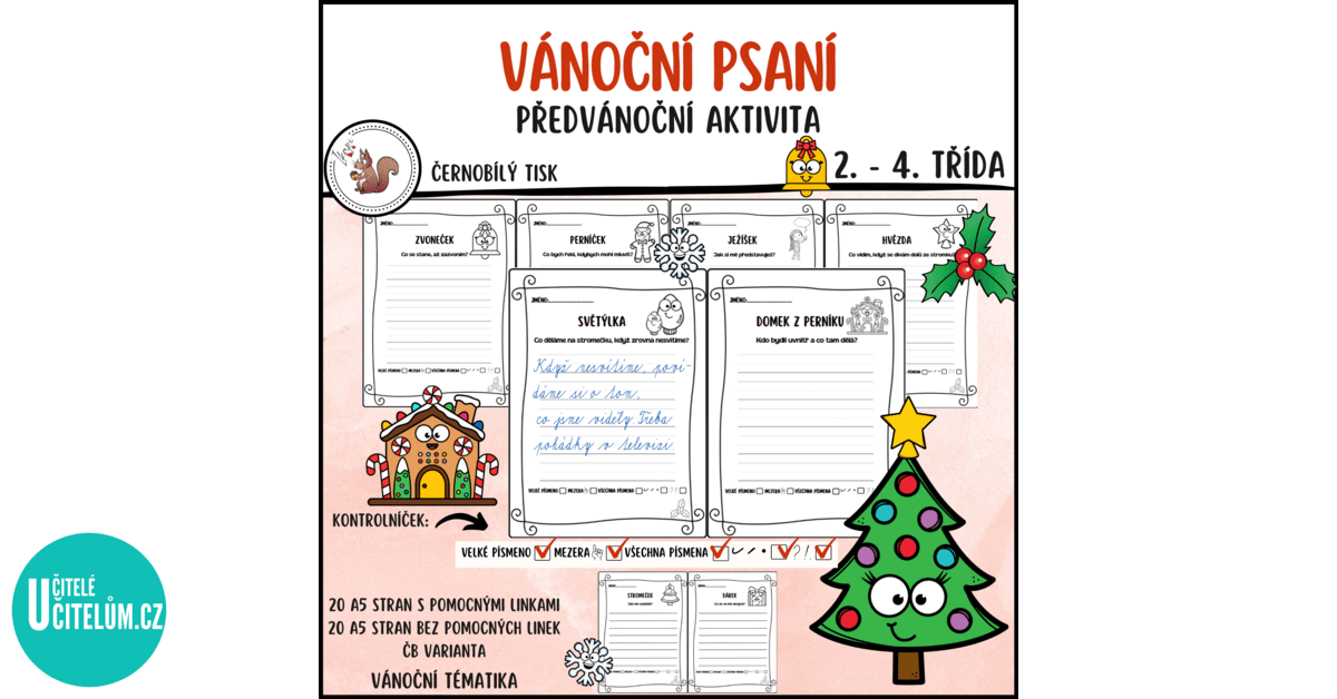 Vánoční psaní - Český jazyk | UčiteléUčitelům.cz