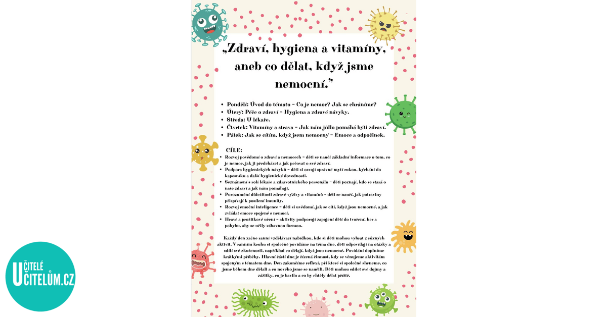 Zdraví, hygiena, nemoc, lékař - Nezařazené k předmětu | UčiteléUčitelům.cz