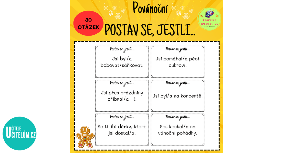 POVÁNOČNÍ "POSTAV SE, JESTLI..." - Nezařazené k předmětu ...