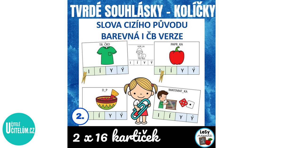Tvrdé souhlásky - slova cizího původu - Český jazyk | UčiteléUčitelům.cz
