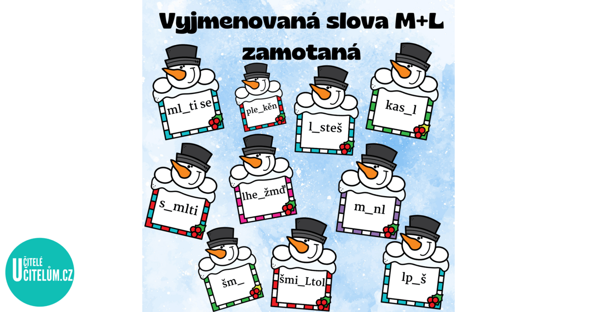 Vyjmenovaná slova po M + L zamotaná - Český jazyk | UčiteléUčitelům.cz