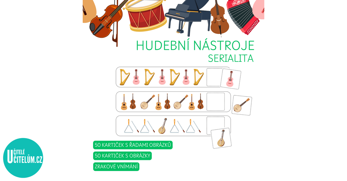 HUDEBNÍ NÁSTROJE - serialita - Hudební výchova | UčiteléUčitelům.cz