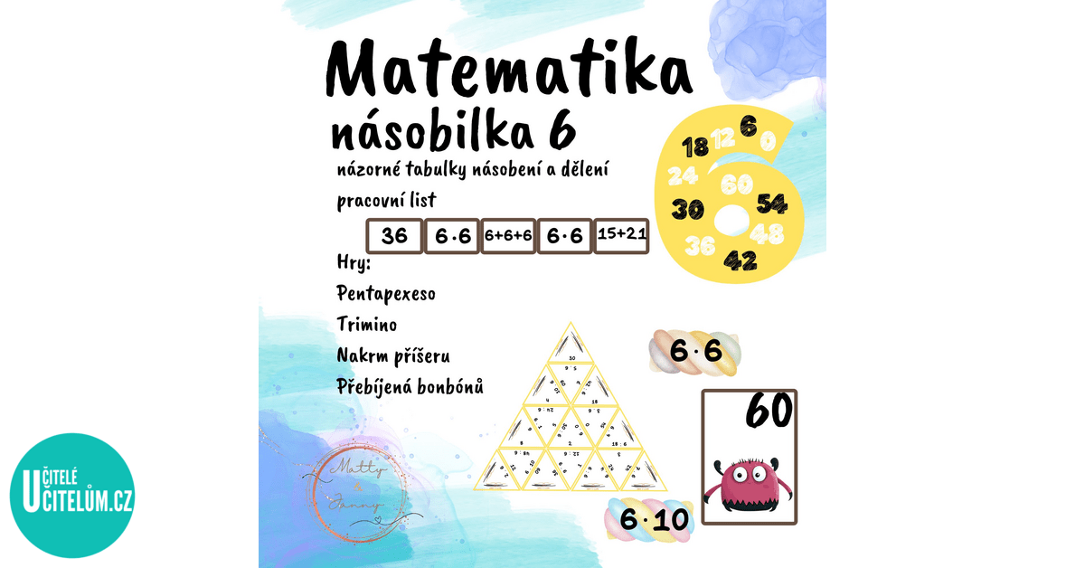 Násobilka 6 - Matematika | UčiteléUčitelům.cz