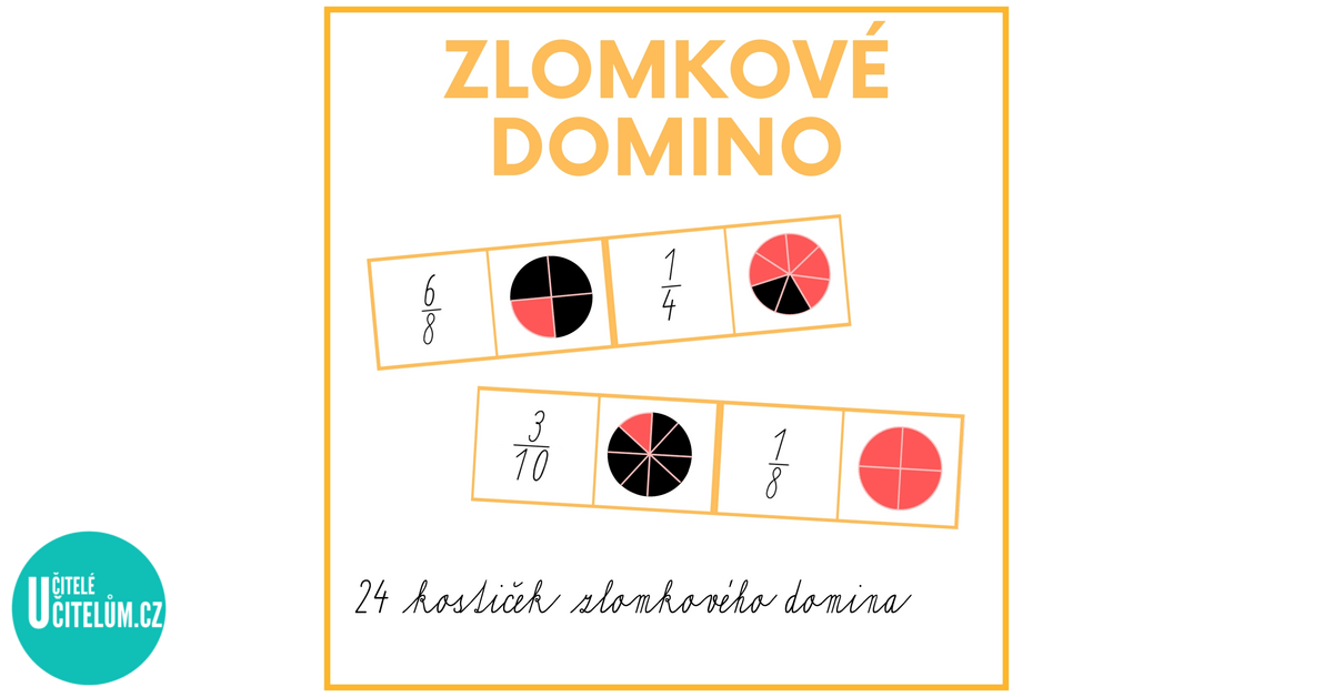Zlomkové domino - Matematika | UčiteléUčitelům.cz
