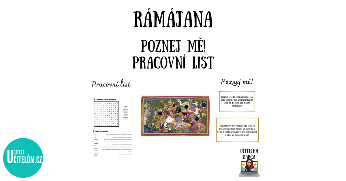 Rámájana - Dějepis | UčiteléUčitelům.cz