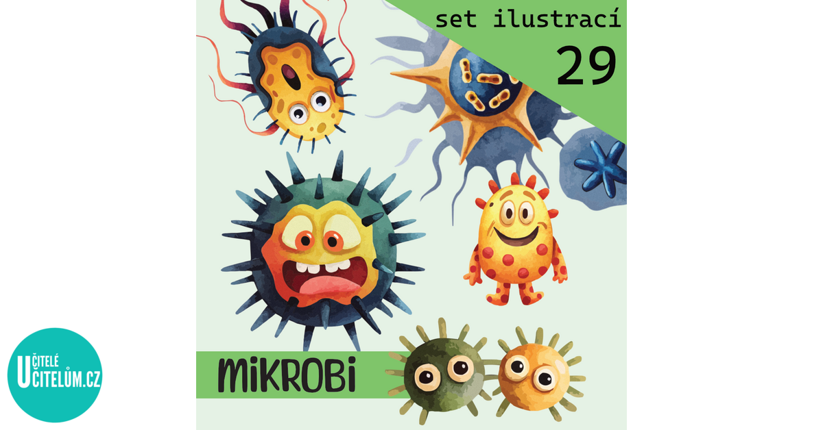 Mikrobi - set ilustrací - Nezařazené k předmětu | UčiteléUčitelům.cz