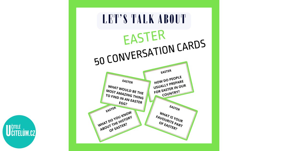 EASTER - CONVERSATION CARDS - Anglický jazyk | UčiteléUčitelům.cz