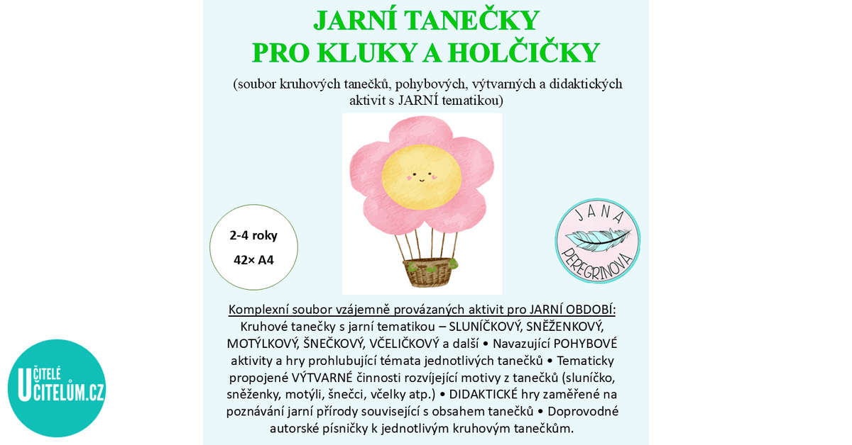 JARNÍ TANEČKY PRO KLUKY A HOLČIČKY – KRUHOVÉ tanečky a další navazující ...
