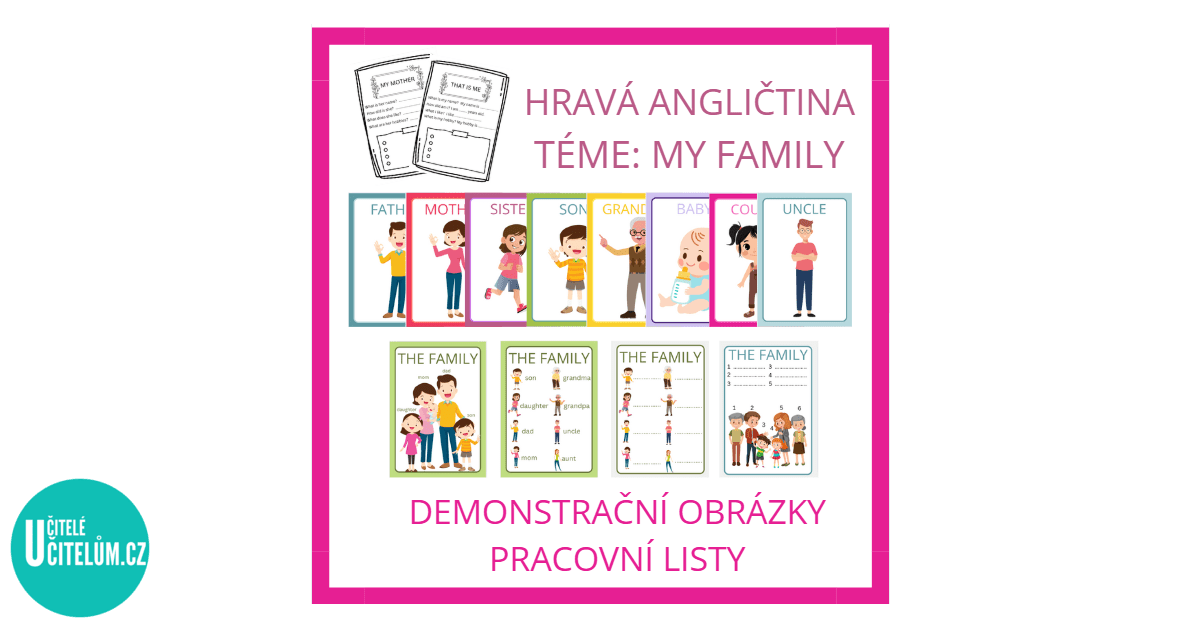 Hravá angličtina: Moje rodina - Anglický jazyk | UčiteléUčitelům.cz