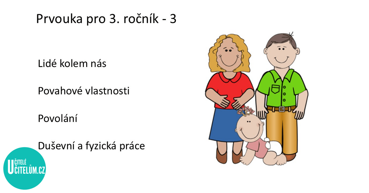 Prvouka pro 3. ročník - 3 - Prvouka | UčiteléUčitelům.cz