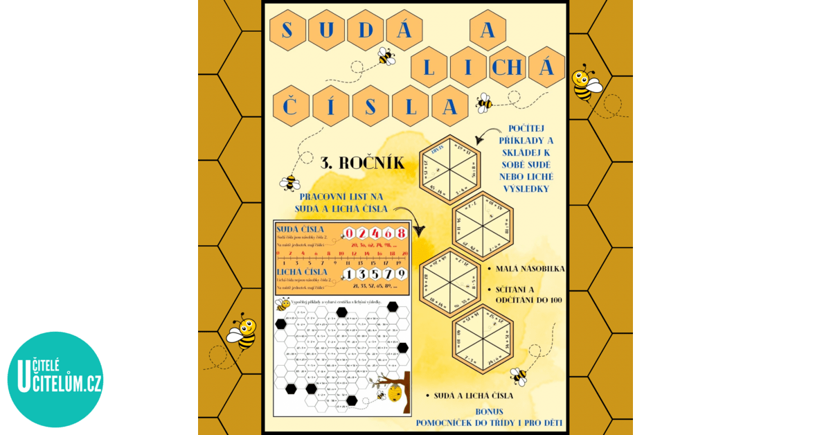 Sudá a lichá čísla - Matematika | UčiteléUčitelům.cz