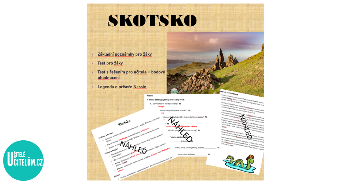 Skotsko - Zeměpis | UčiteléUčitelům.cz