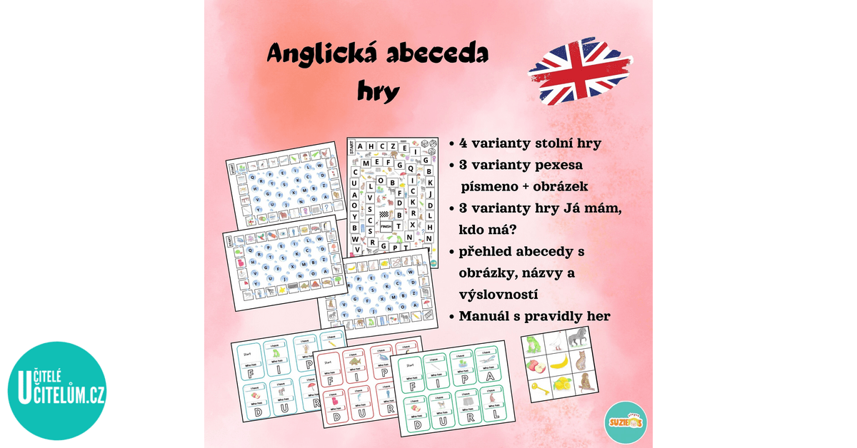 Anglická abeceda - hry - Anglický jazyk | UčiteléUčitelům.cz