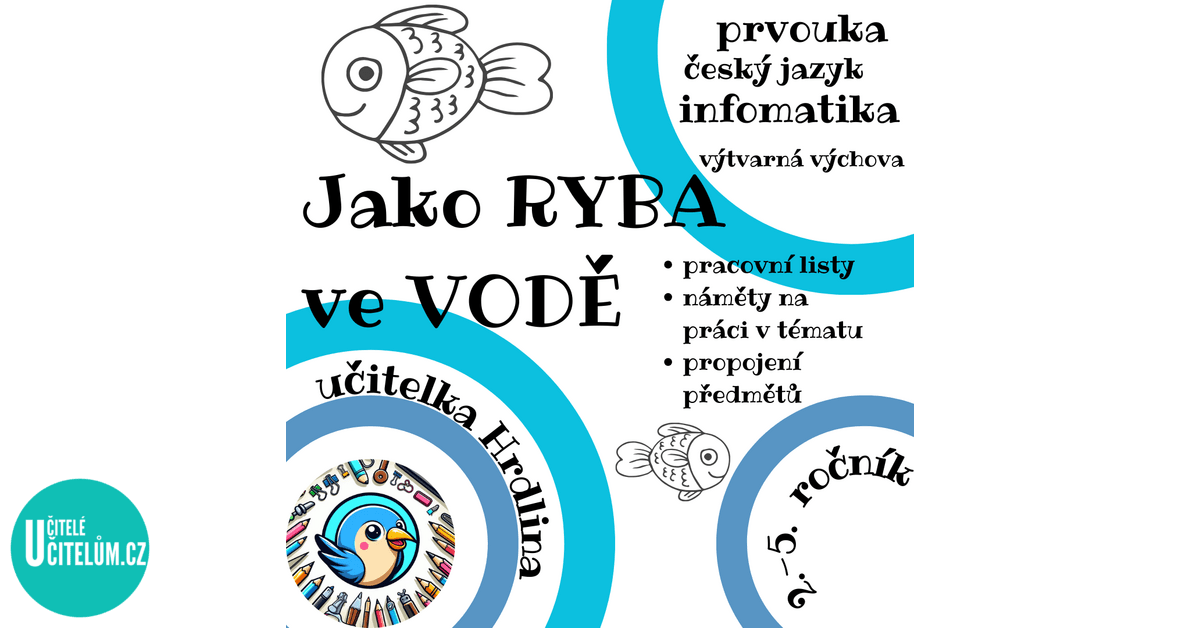 JAKO RYBA VE VODĚ - Český jazyk | UčiteléUčitelům.cz