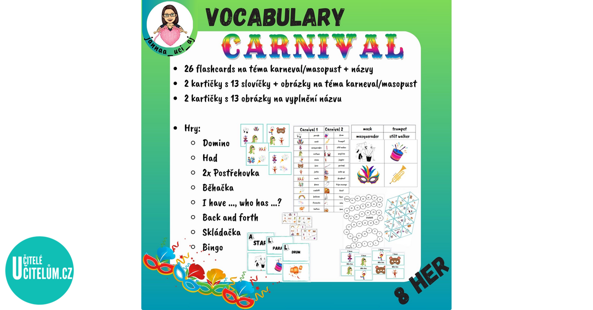 AJ - CARNIVAL - vocabulary - Anglický jazyk | UčiteléUčitelům.cz