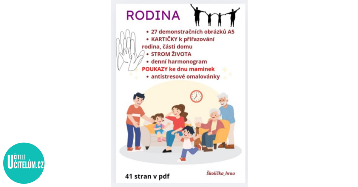 RODINA, DOMOV - Etická výchova | UčiteléUčitelům.cz