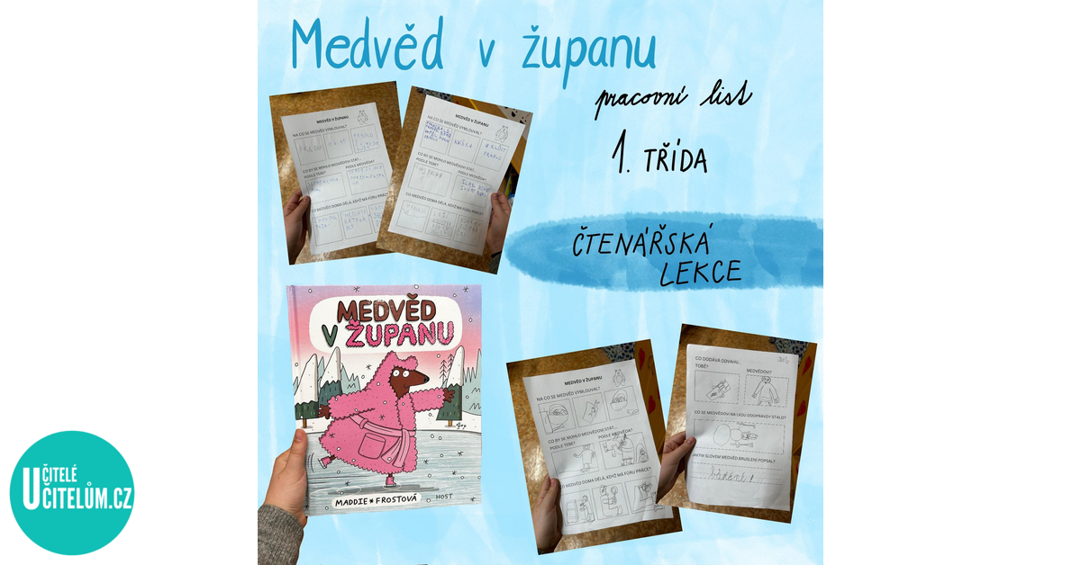 Čtenářská lekce - Medvěd v županu - Český jazyk - čtení genetickou ...