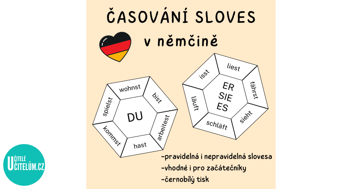 Časování sloves, koncovky v NJ - Německý jazyk | UčiteléUčitelům.cz