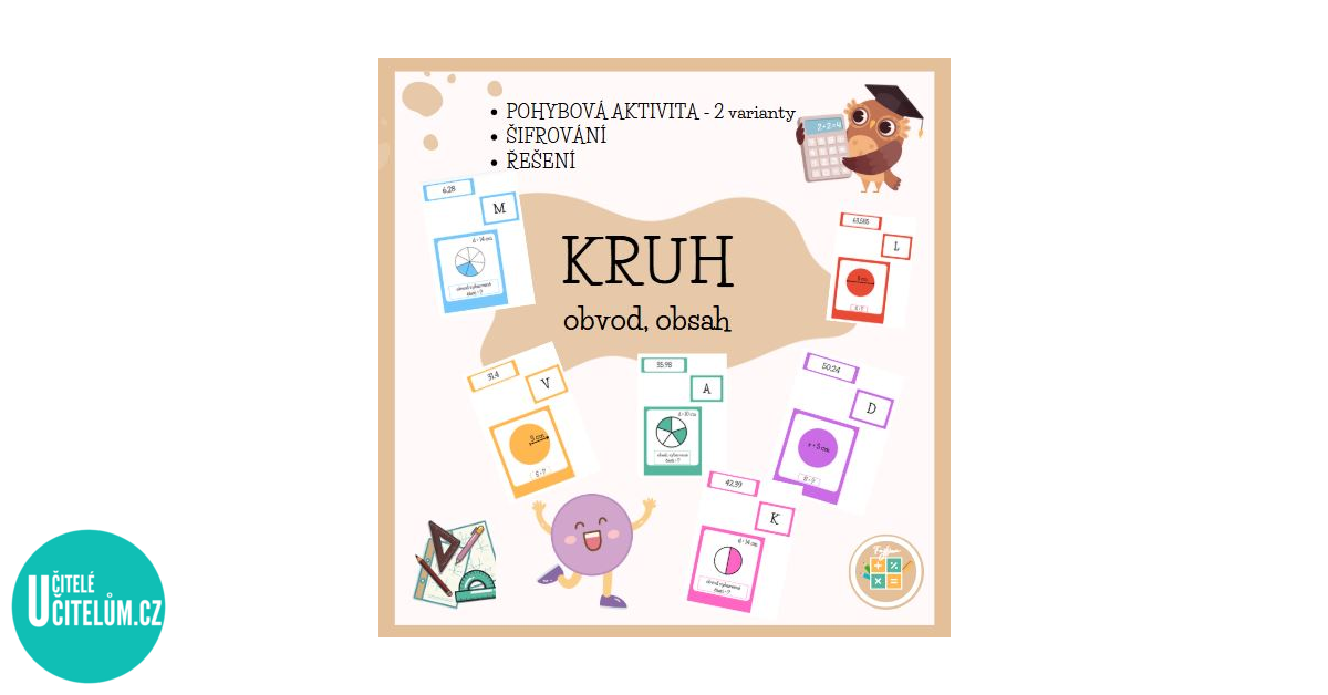KRUH - obvod, obsah - Matematika | UčiteléUčitelům.cz