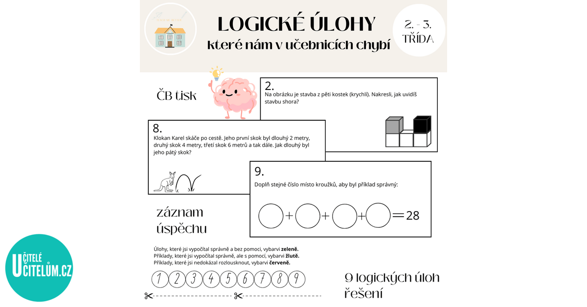 Logické úkoly - Matematika | UčiteléUčitelům.cz
