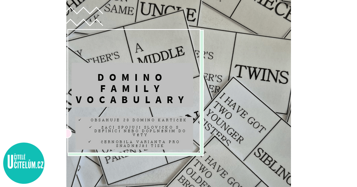 Family vocabulary - domino - Anglický jazyk | UčiteléUčitelům.cz