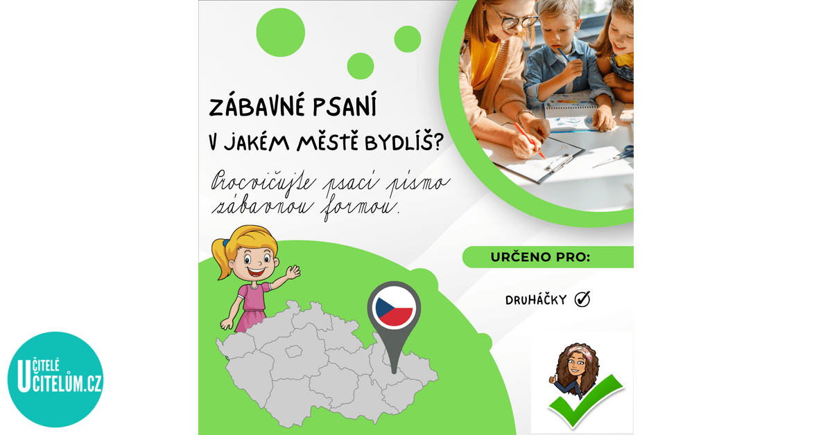 Ve kterém městě bydlíš? - Český jazyk - psaní | UčiteléUčitelům.cz