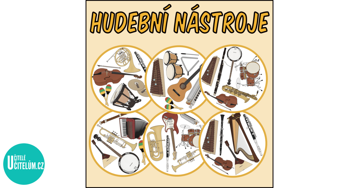 Hudební nástroje - Postřehovka - Hudební výchova | UčiteléUčitelům.cz