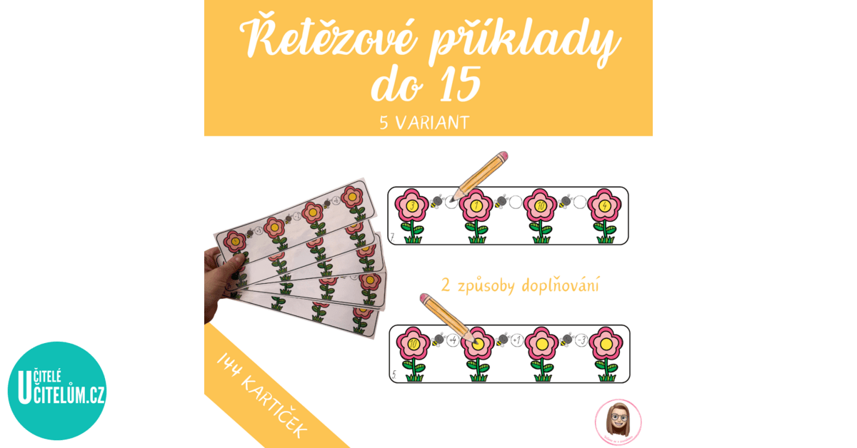 Řetězové příklady do 15 - Matematika | UčiteléUčitelům.cz