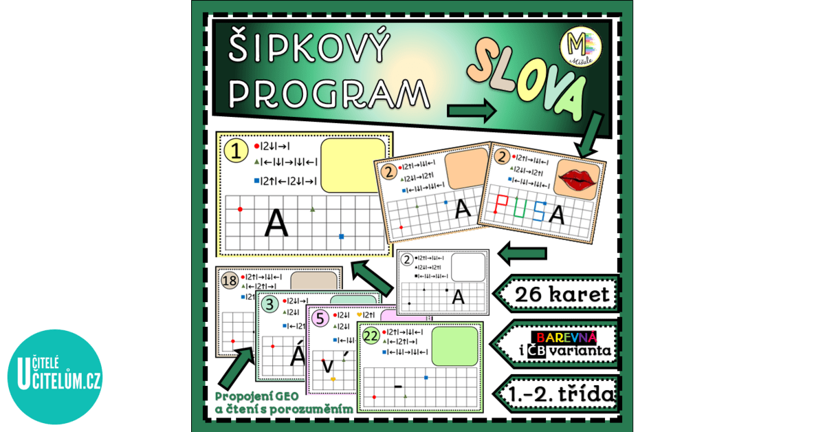 ŠIPKOVÉ PROGRAMY- SLOVA- PROPOJENÍ GEOMETRIE A ČTENÍ S POROZUMĚNÍM ...