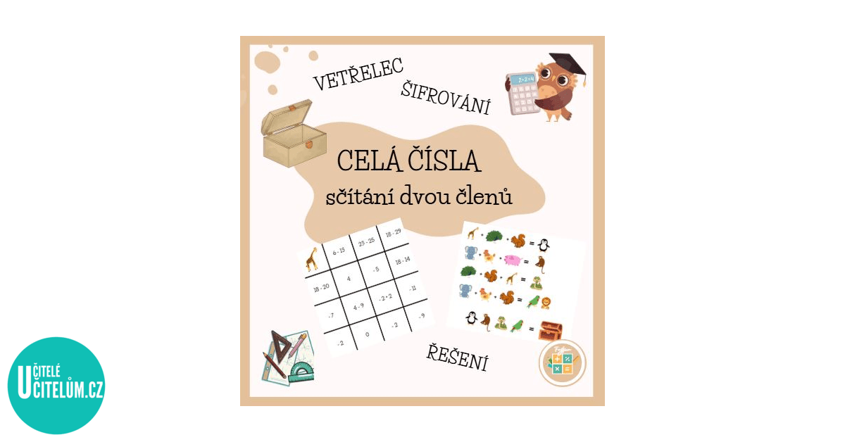 CELÁ ČÍSLA - sčítání dvou členů - VETŘELEC - Matematika ...