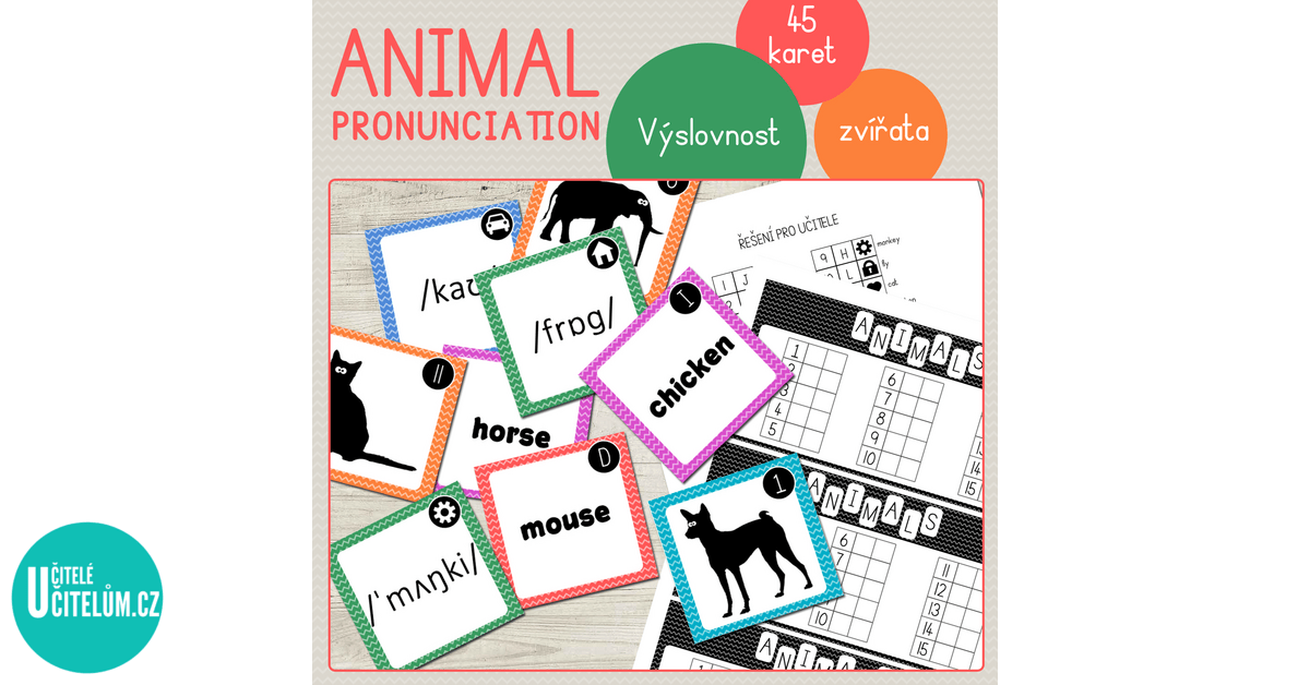 Animal pronunciation - Anglický jazyk | UčiteléUčitelům.cz