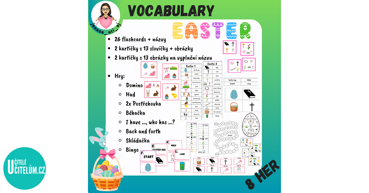 AJ - Easter/Spring - vocabulary - Anglický jazyk | UčiteléUčitelům.cz