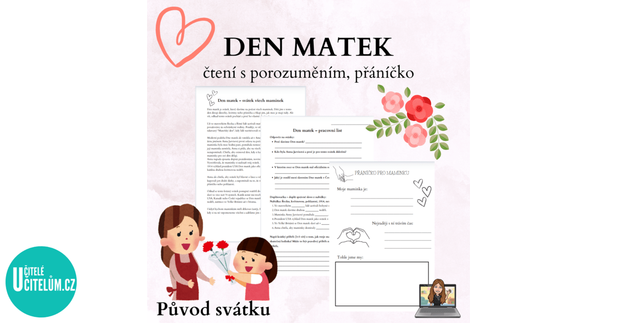 DEN MATEK - čtení s porozuměním - Český jazyk | UčiteléUčitelům.cz