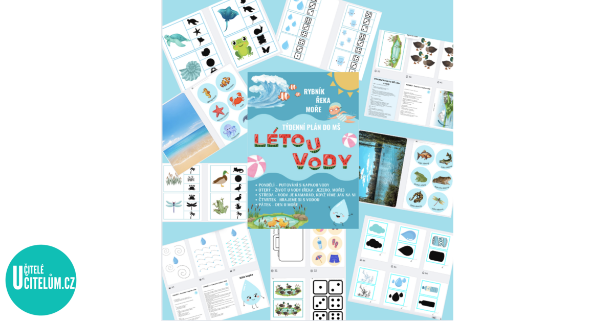 LÉTO U VODY – řeka, moře, rybník, cesta kapky (voda kolem nás ...